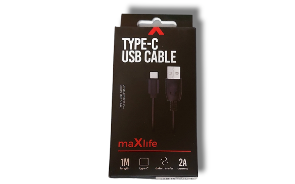 MaxLife USB - Type-C kabelis – Banknote interneta veikals