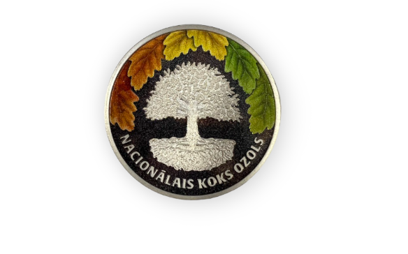 Piemiņas medaļa Nacionālais koks Ozols 2021.gads. – Banknote ...