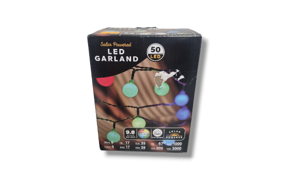 Solar Powered Led Garland – Banknote interneta veikals